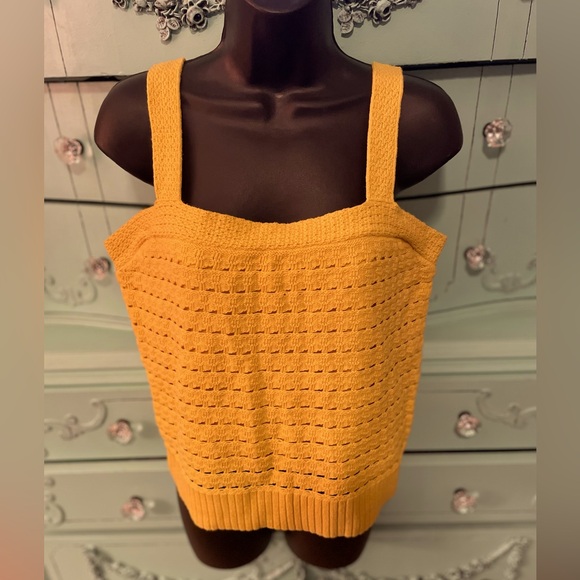 Sonoma | Tops | L Yellow Crochet Tank Sonoma | Poshmark